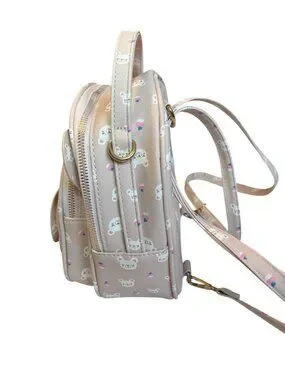 Under One Sky | Bags | Mini Backpack With Bear Print Bow Accent Under ...